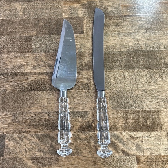 Godinger | Dining | Godinger Crystal Handle Piecake Serving Knife Set ...